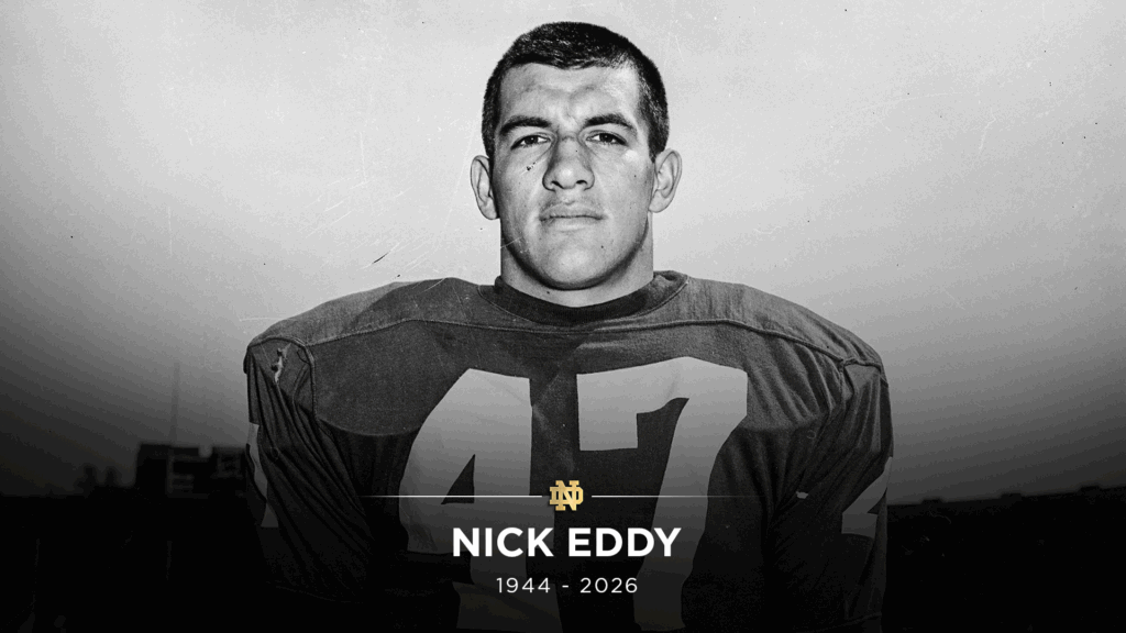 Nick Eddy (1944-2026)-All-time Irish Hero • Fighting Irish Preview